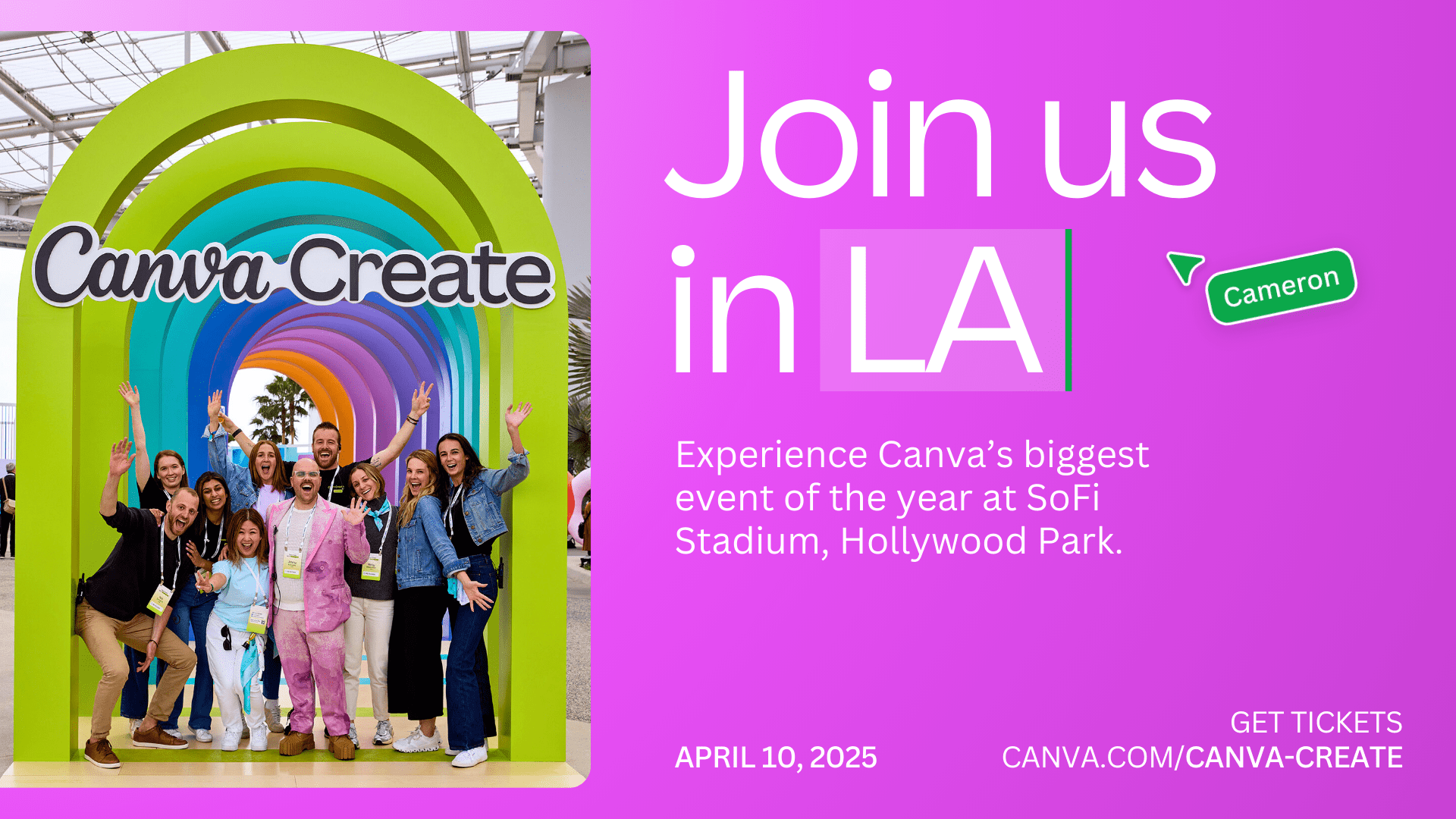 Canva Create returns for 2025: Our biggest event yet