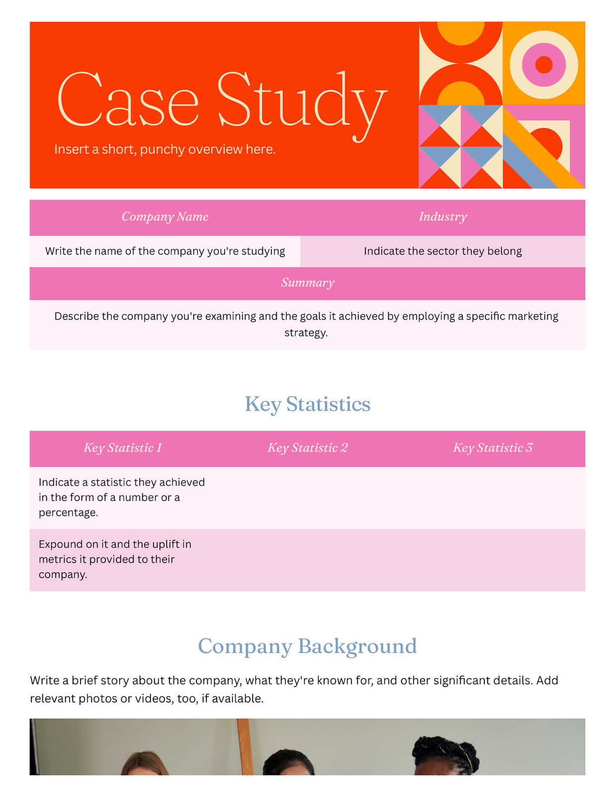 Come scrivere un case study: modelli e suggerimenti | Canva