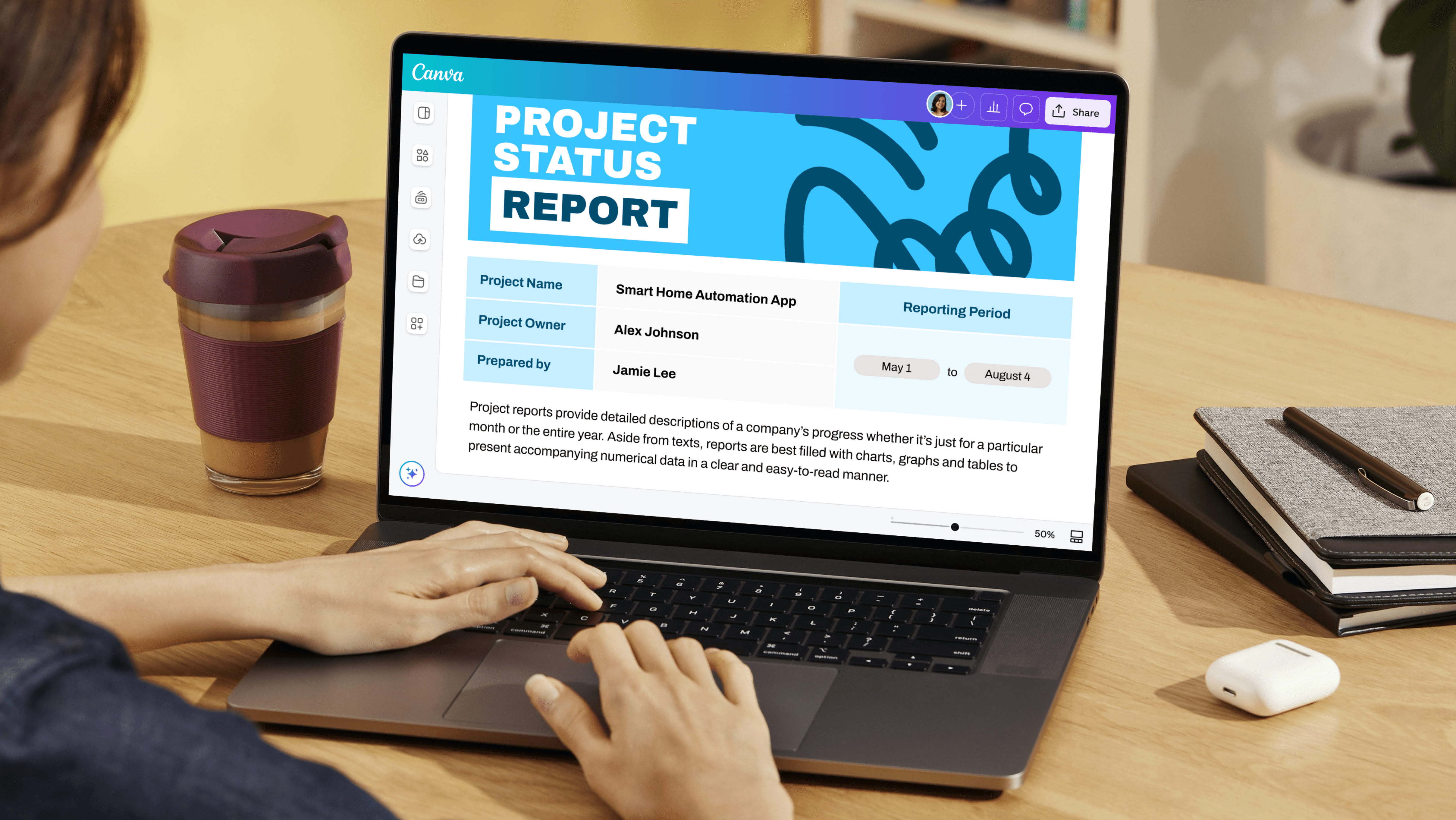 How to Write a Project Status Report (Examples & Tips) | Canva