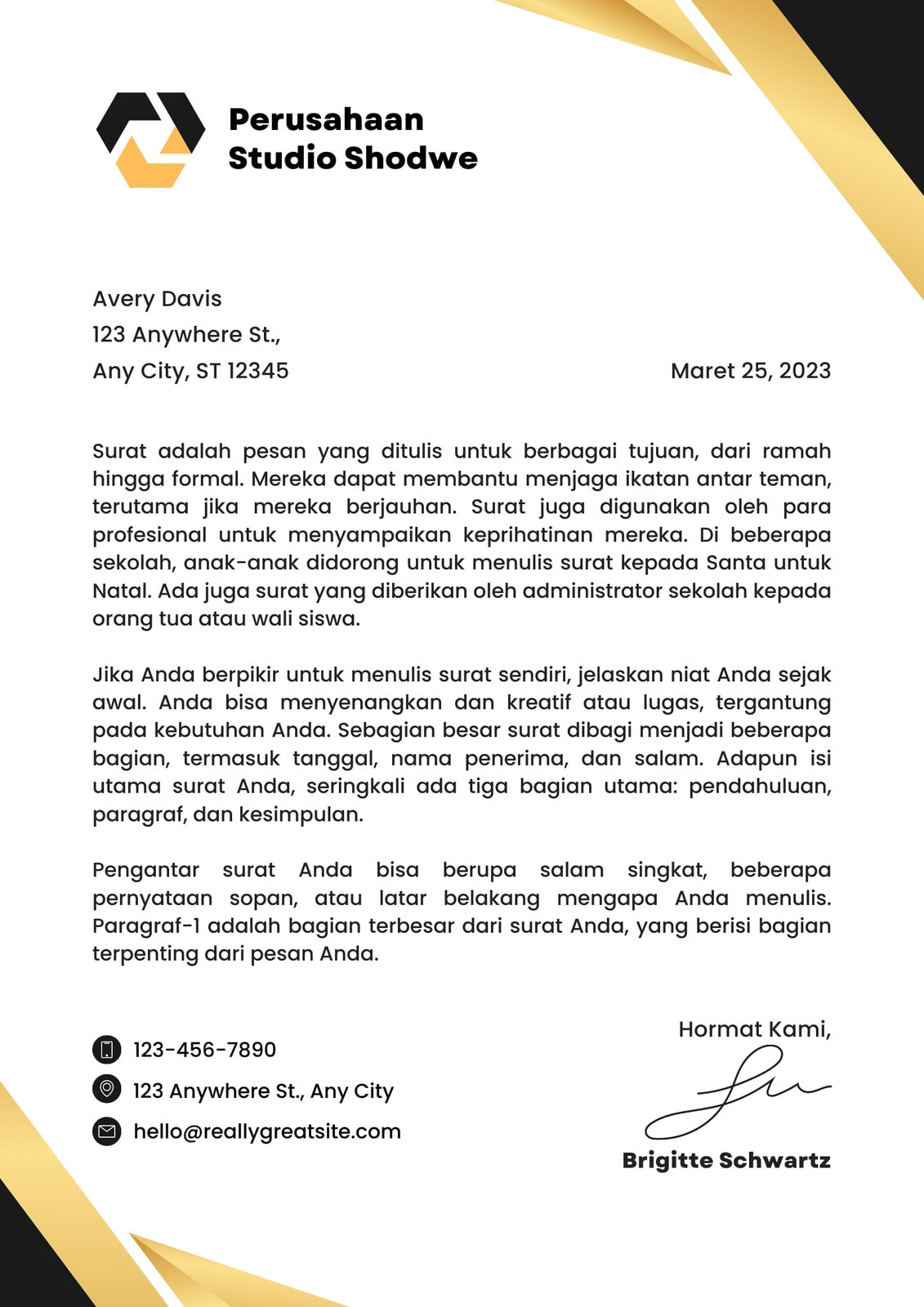 Buat Desain Kop Surat Perusahaan Unik dan Menarik - Canva