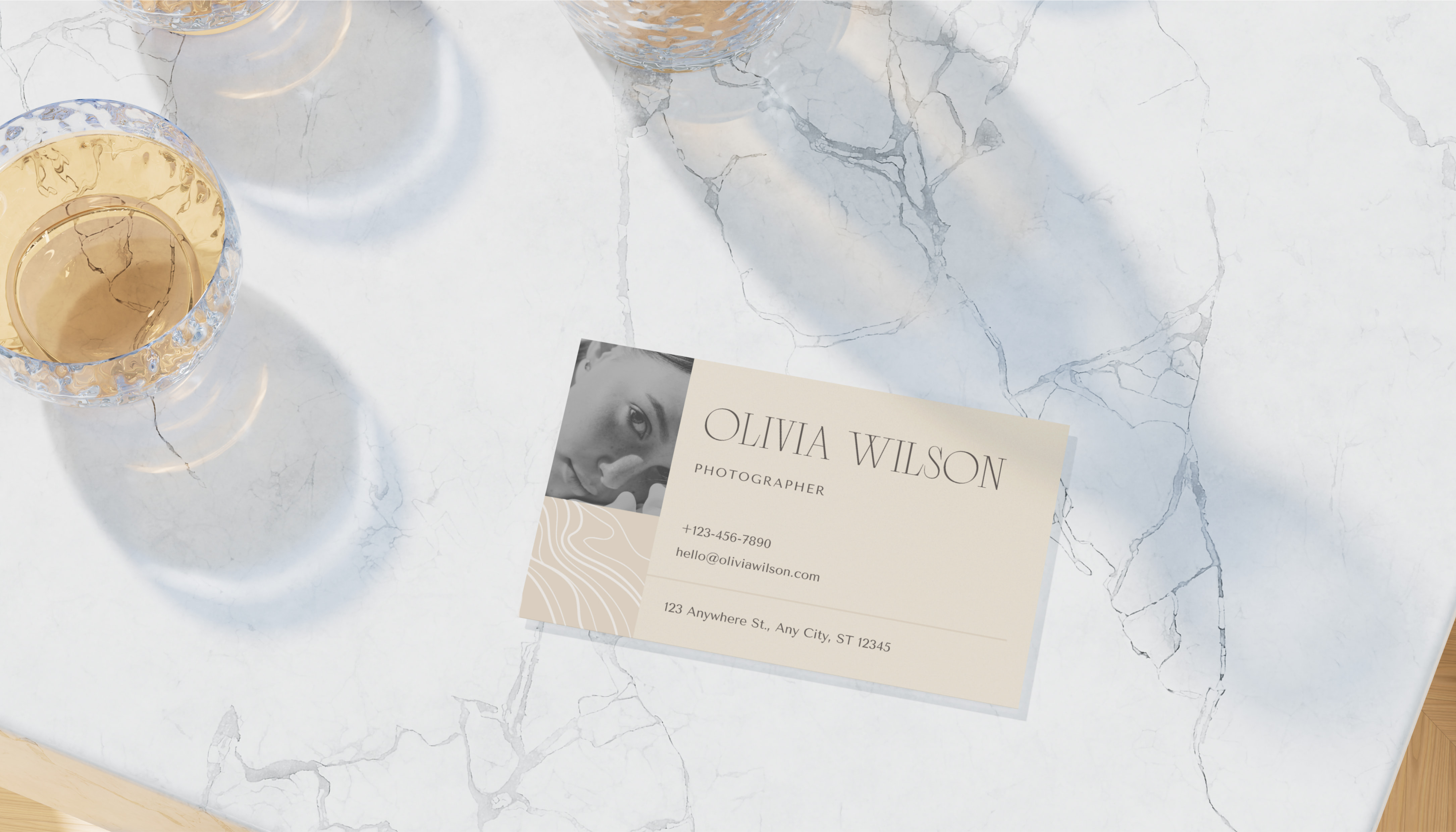 موك اب كروت شخصية: موك اب بزنس كارد أونلاين مجاناً - Canva