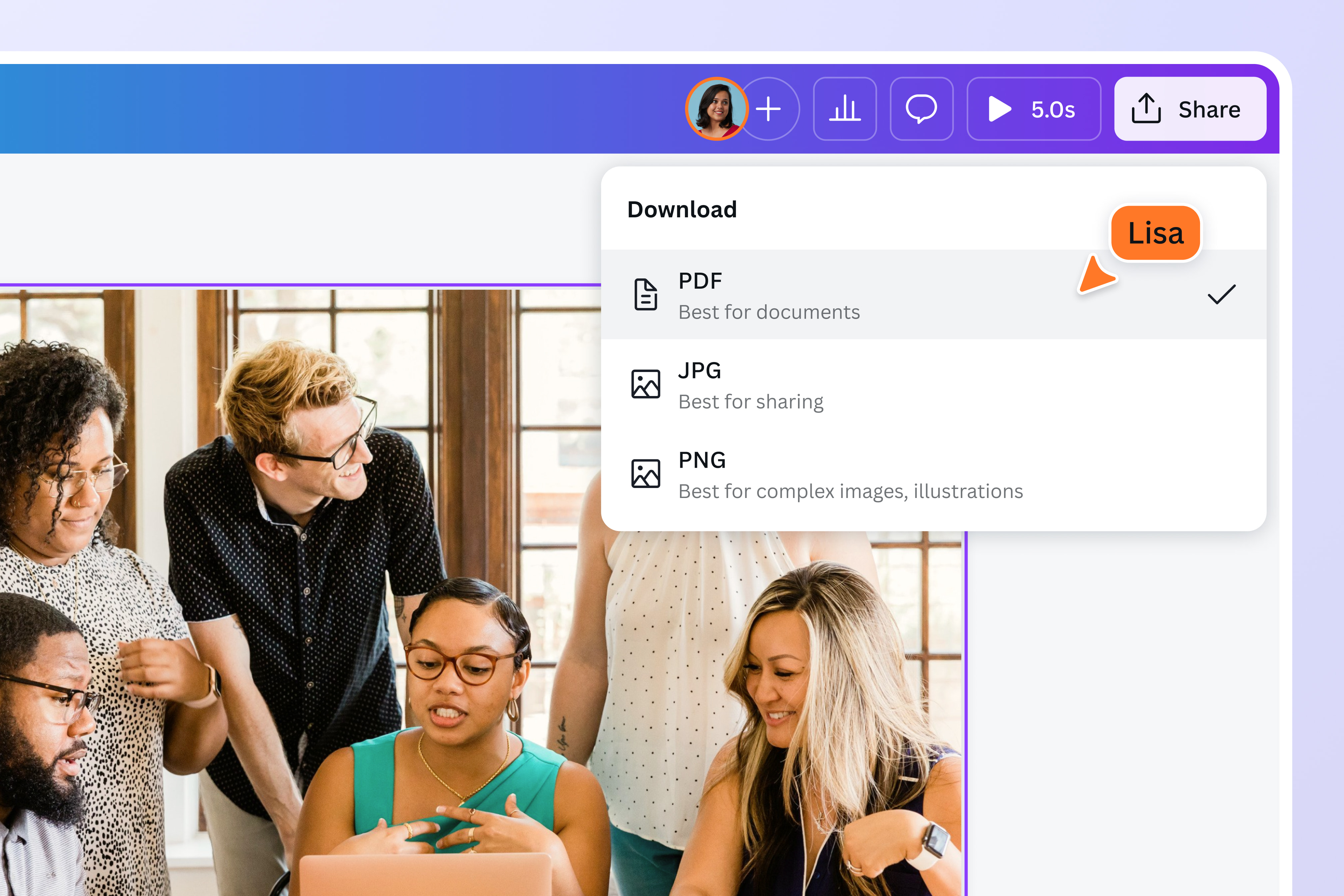 Convertir JPG a PDF - Conversor online gratuito | Canva