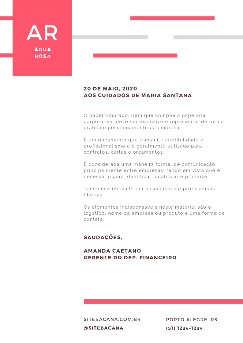 O que É Papel Timbrado? Como Fazer Papel Timbrado