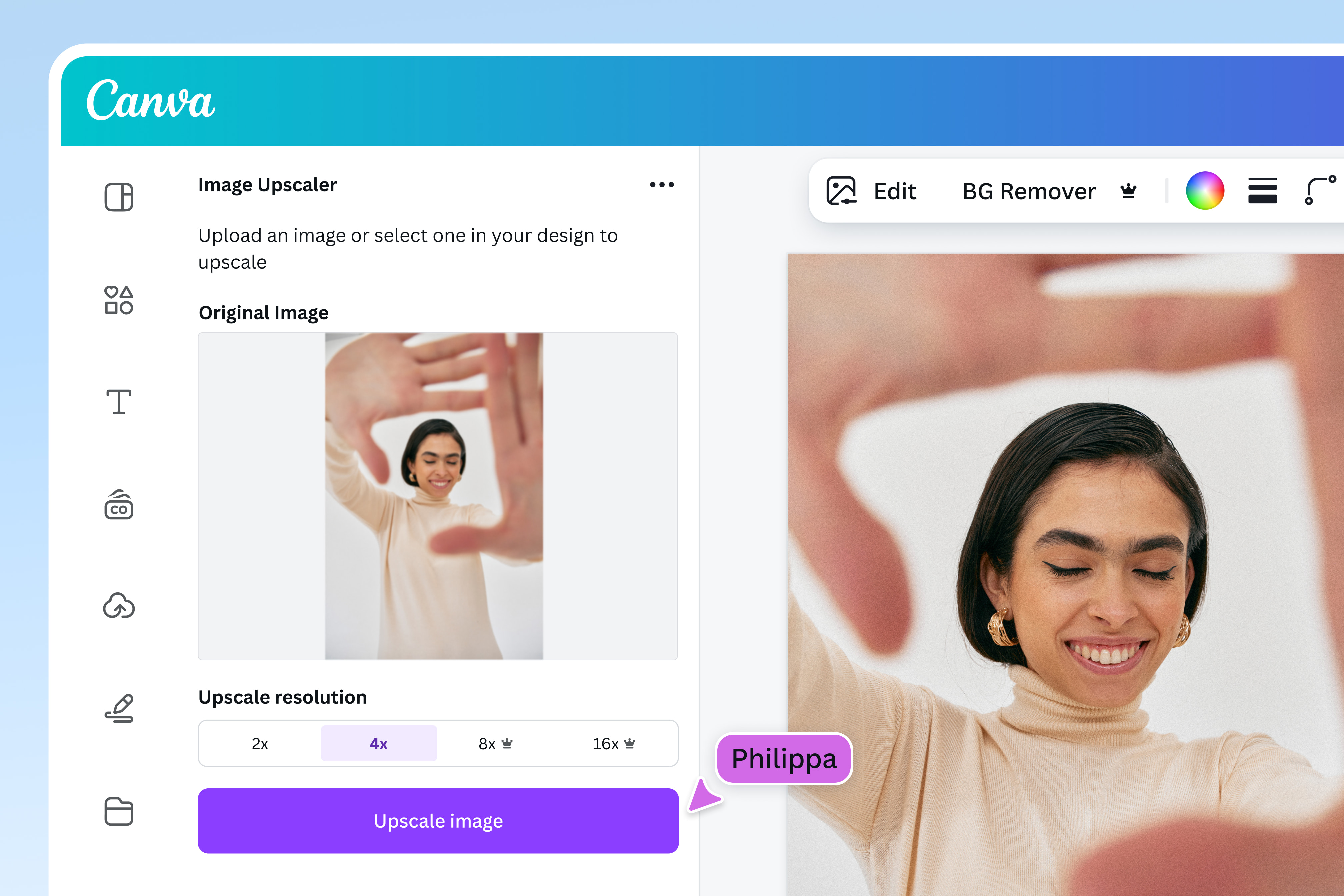 Conversor de fotos HD gratis en línea | Canva