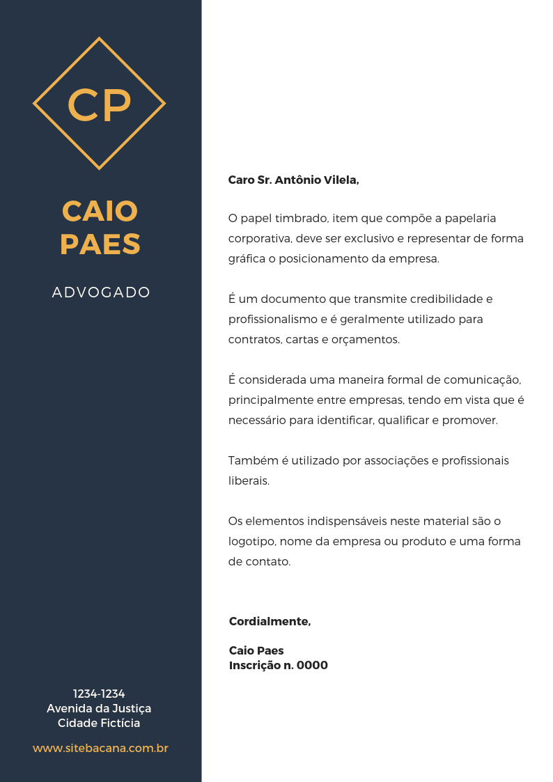 O que É Papel Timbrado? Como Fazer Papel Timbrado