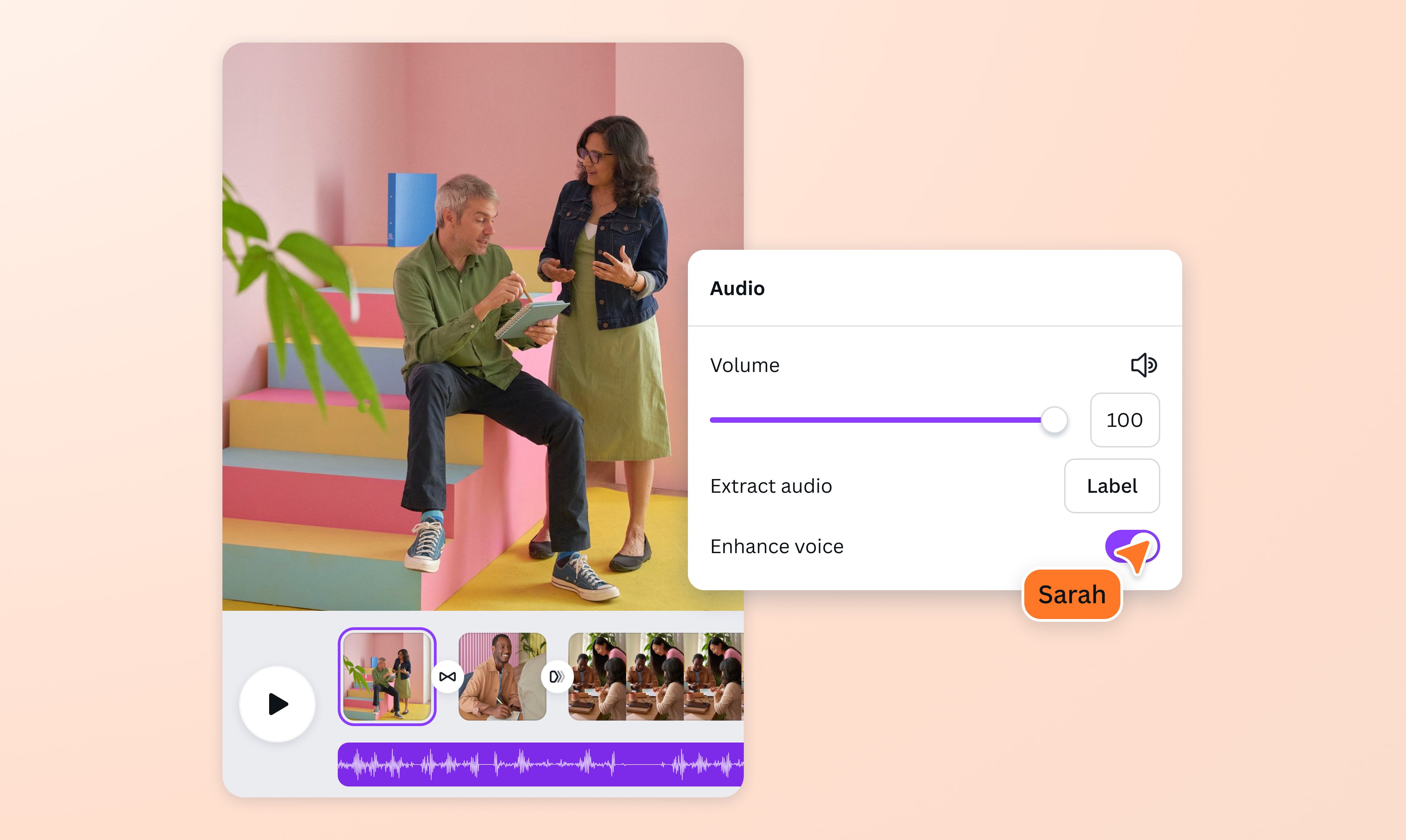 Audio Enhancer: Enhance audio quality with AI | Canva