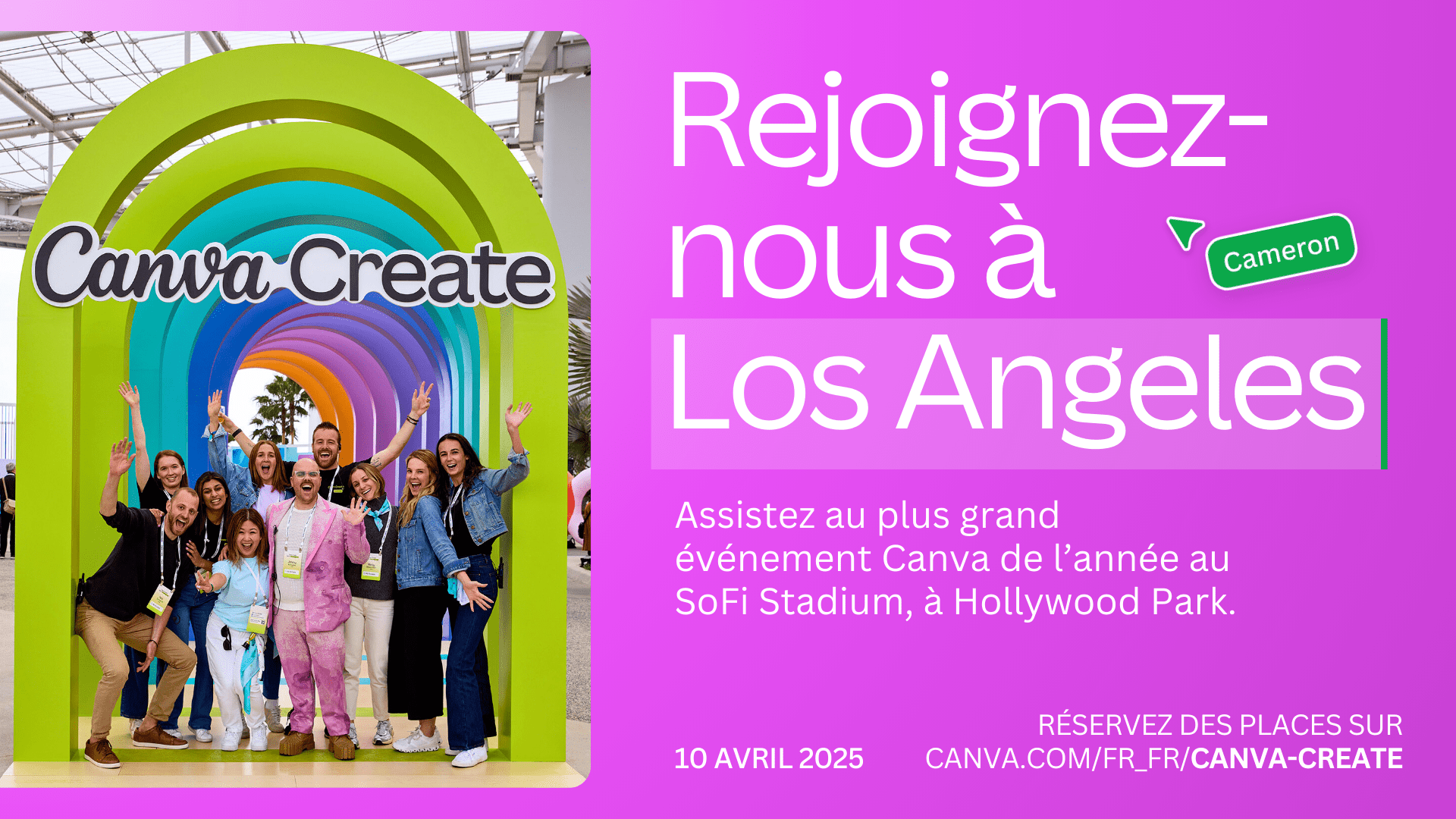 Canva Create revient en 2025 : notre plus grand événement jamais organisé