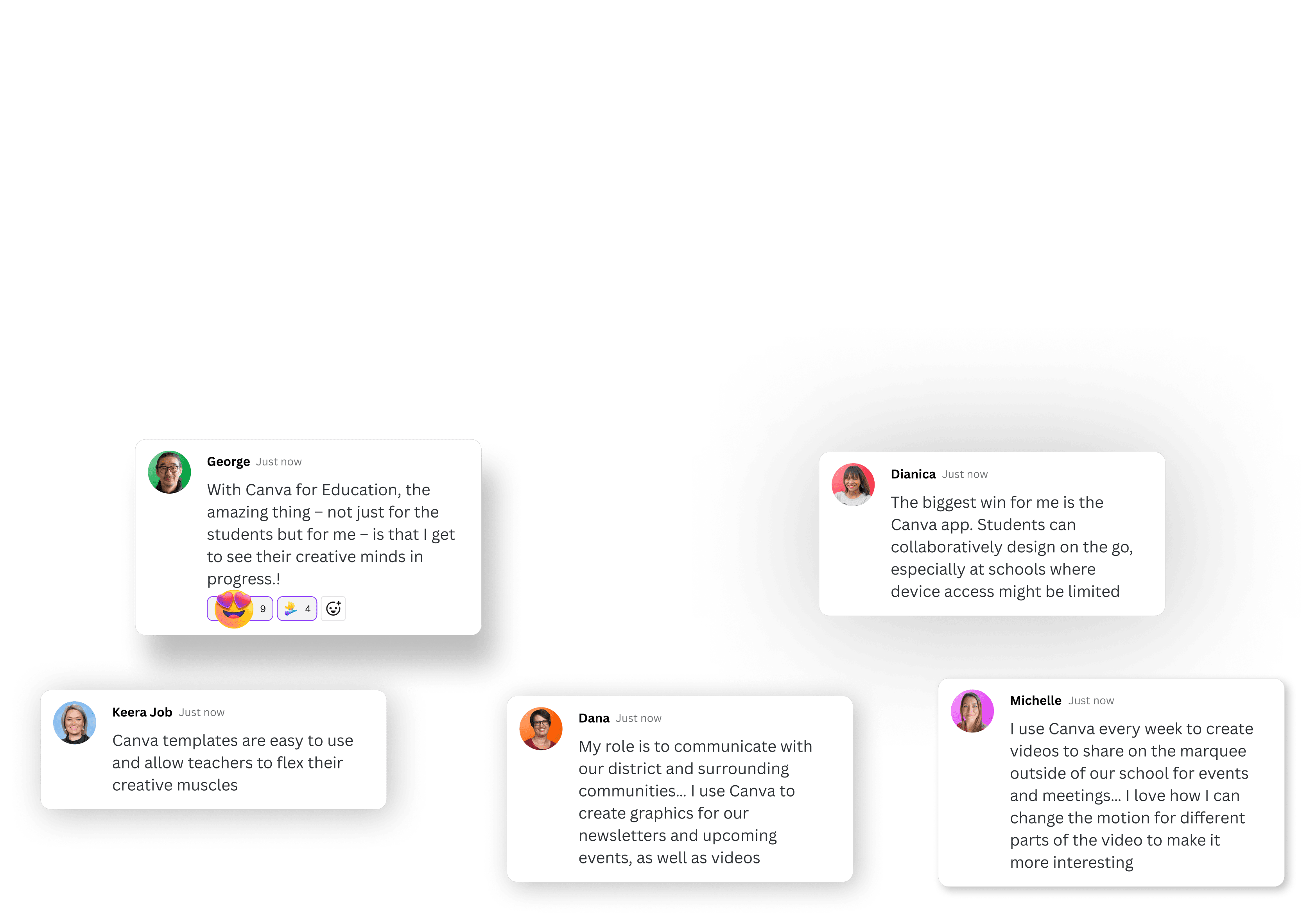 Interactive features for learning
