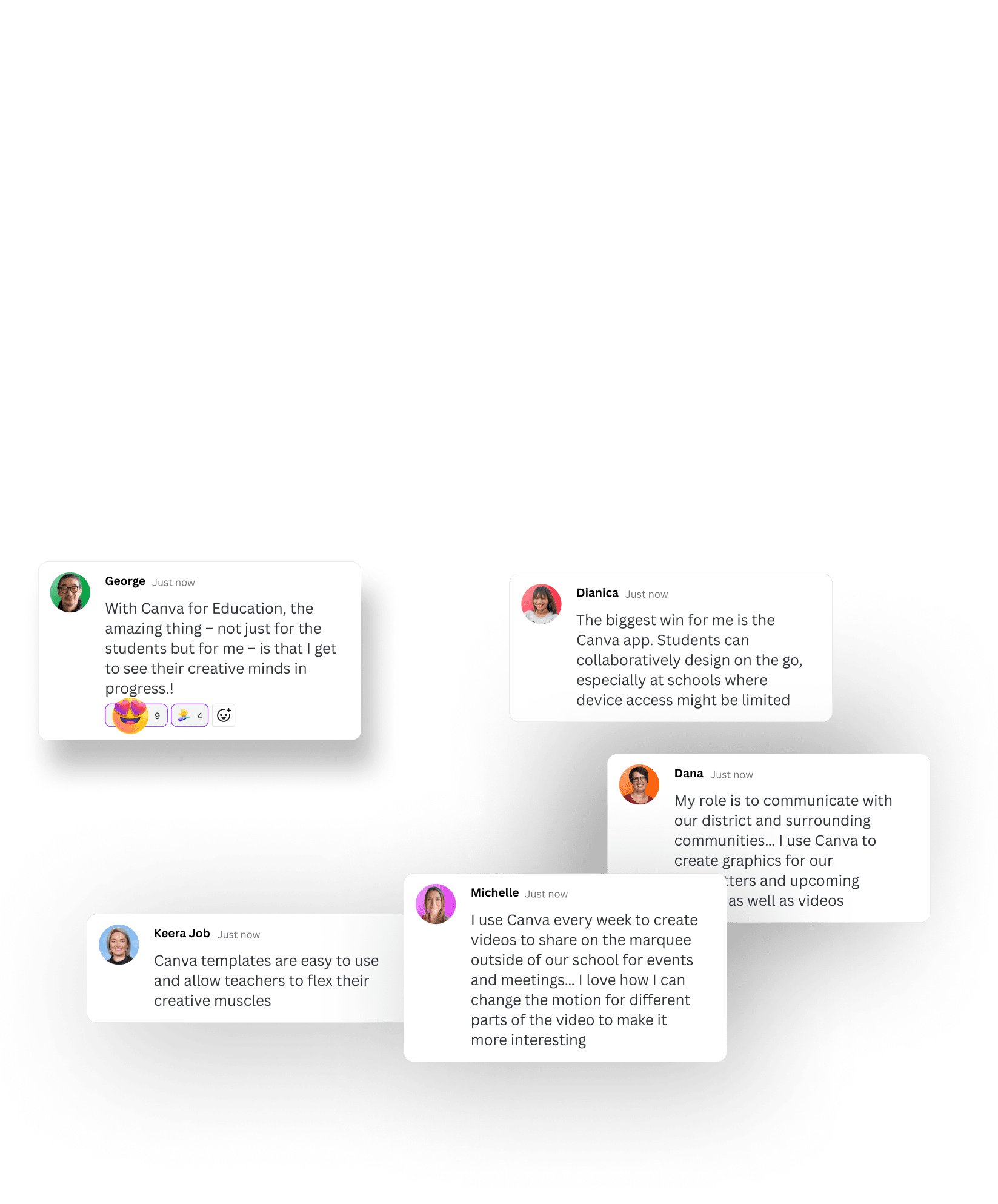 Interactive features for learning