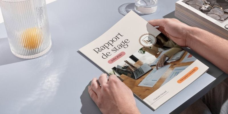 Exemple De Page De Garde Dun Rapport De Stage Joy Studio