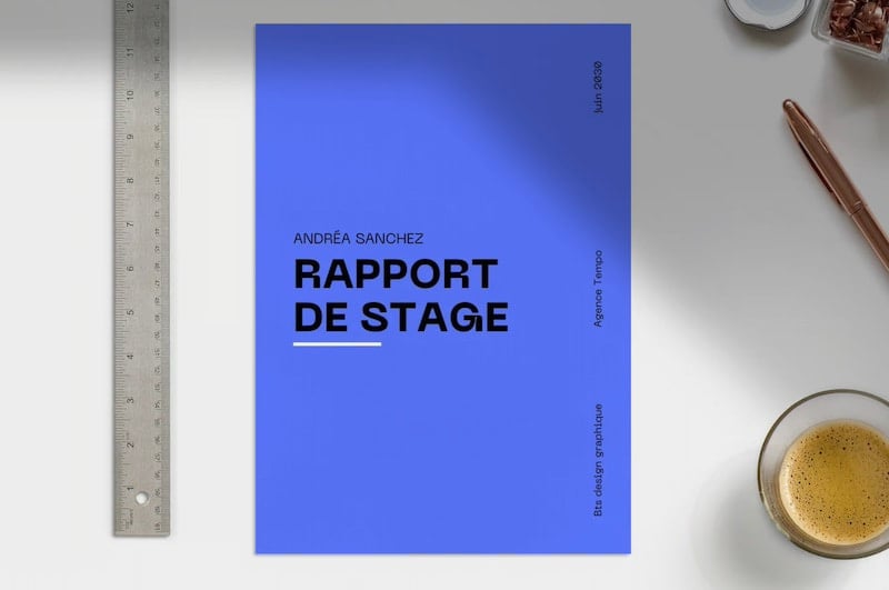 Exemple De Page De Garde Dun Rapport De Stage Joy Studio