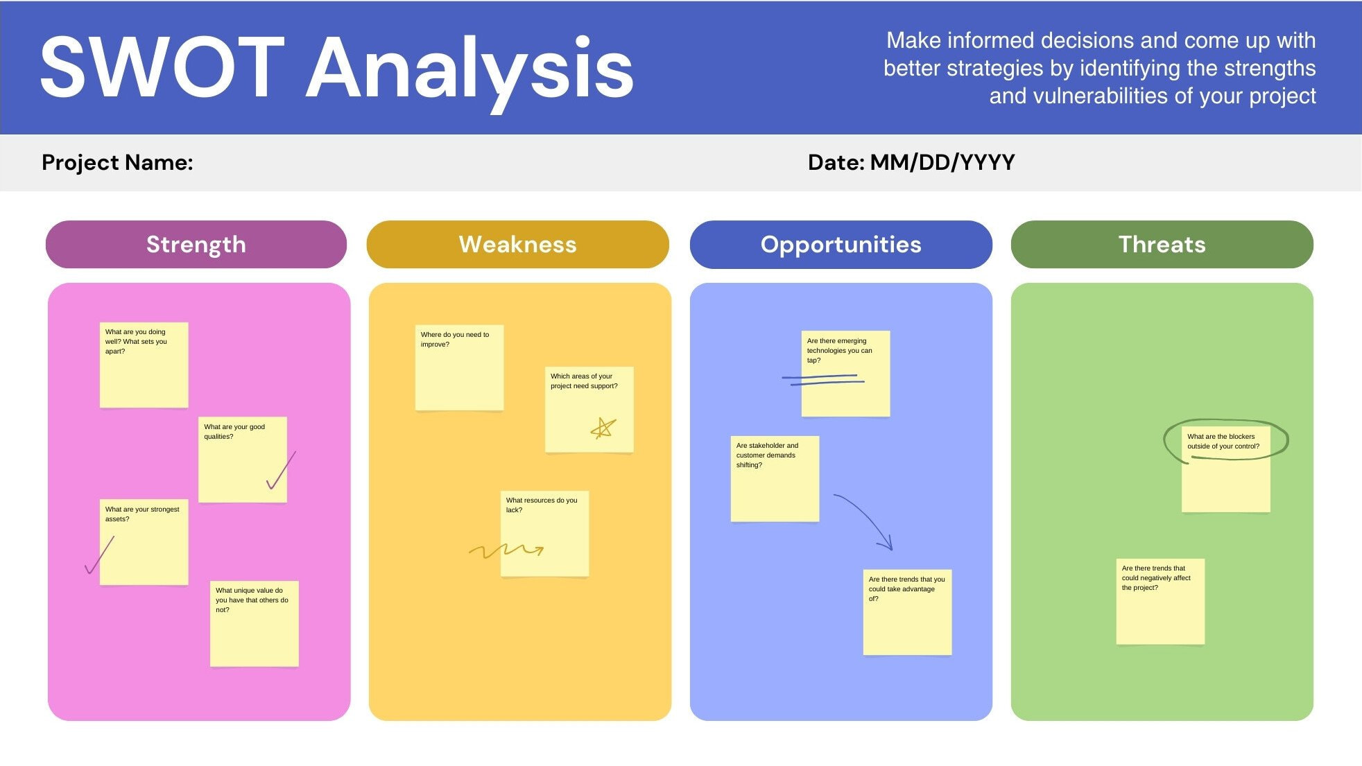 Análisis FODA: plantillas y ejemplos gratuitos | Canva