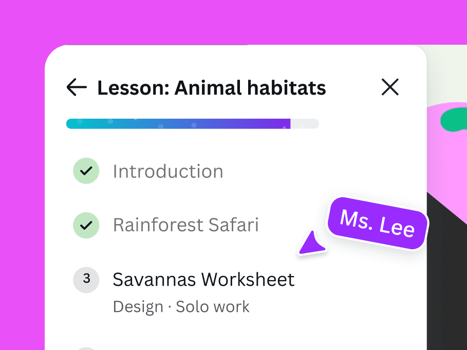 Interactive features for learning
