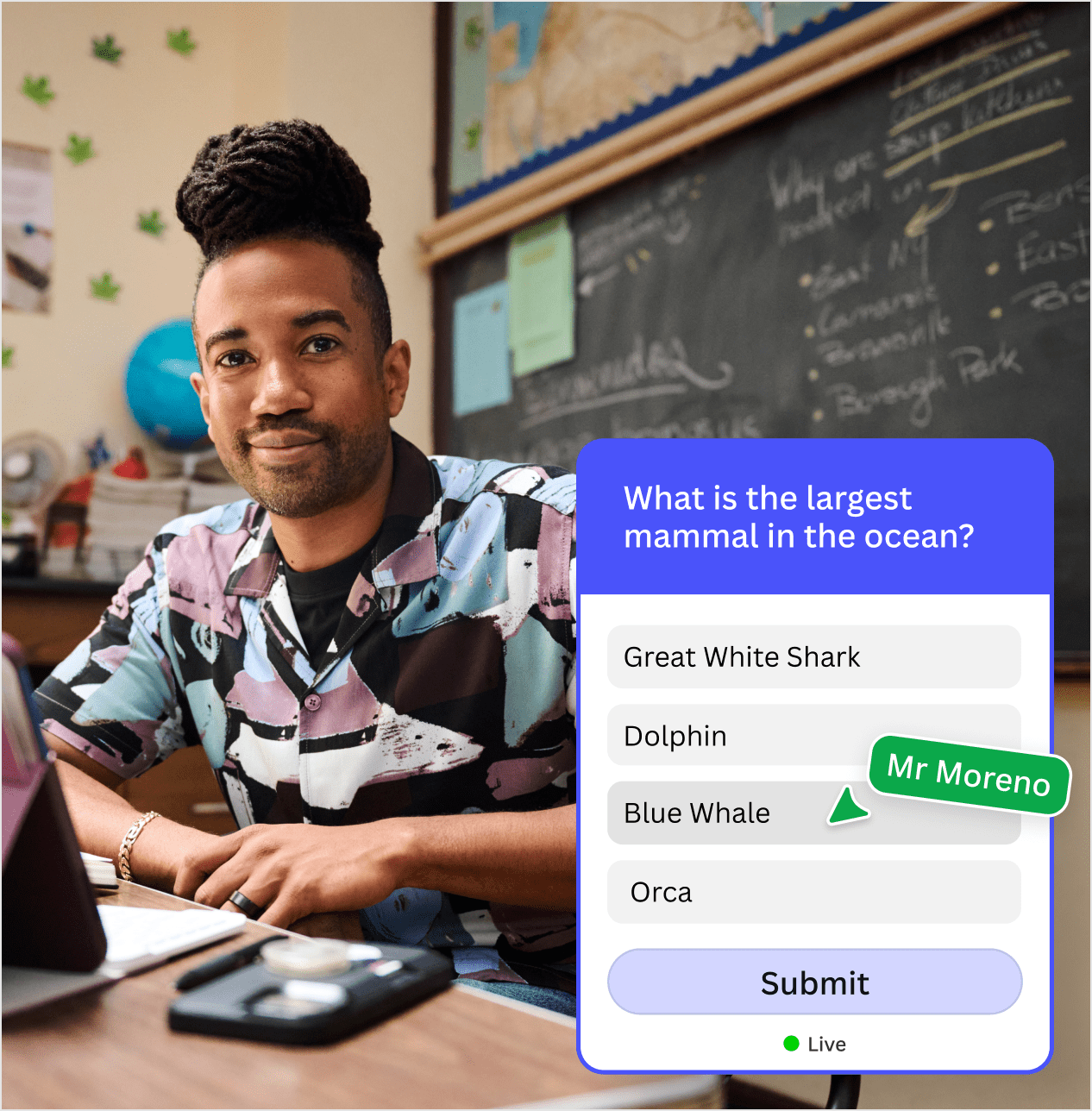 Interactive features for learning