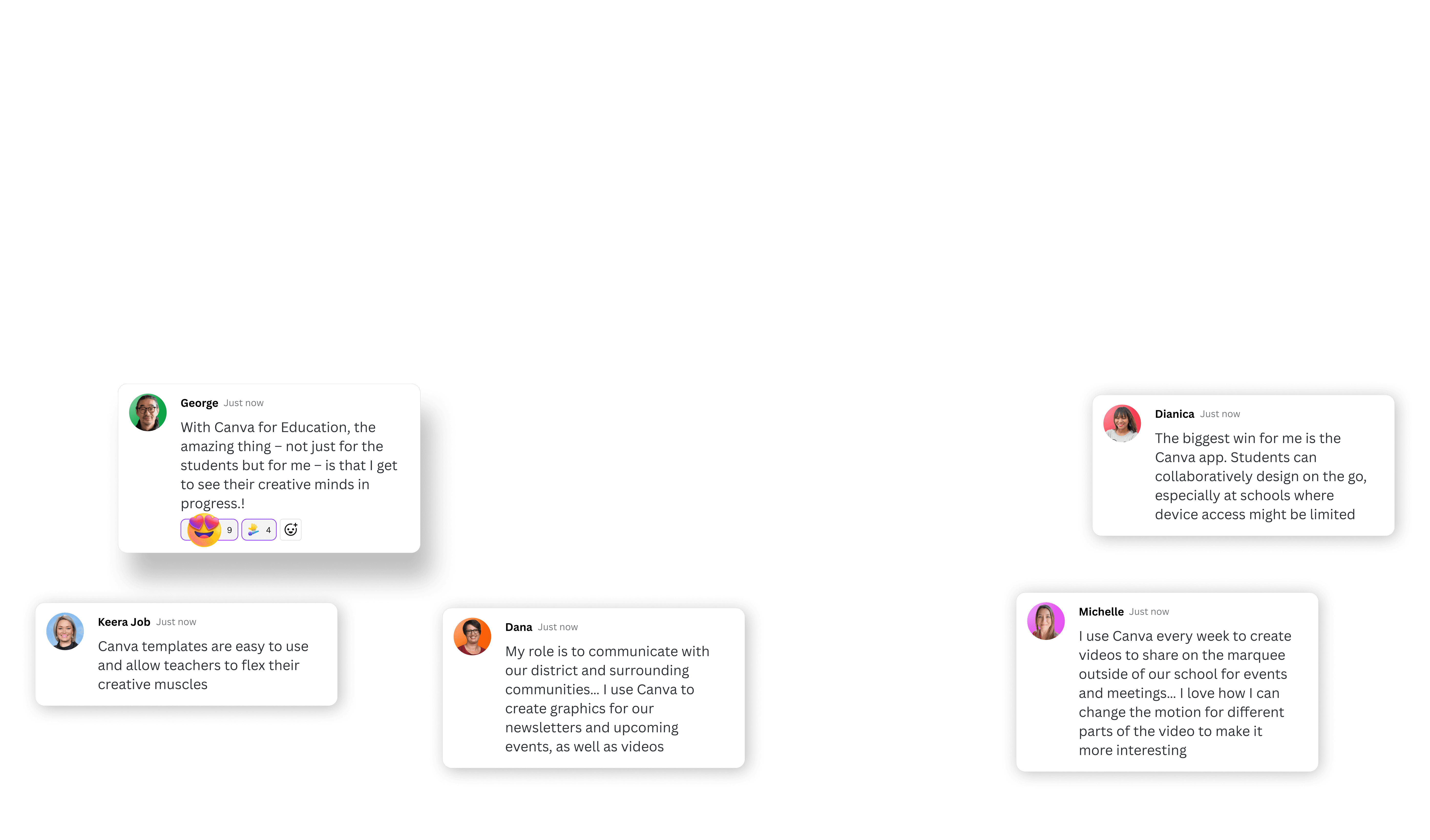 Interactive features for learning