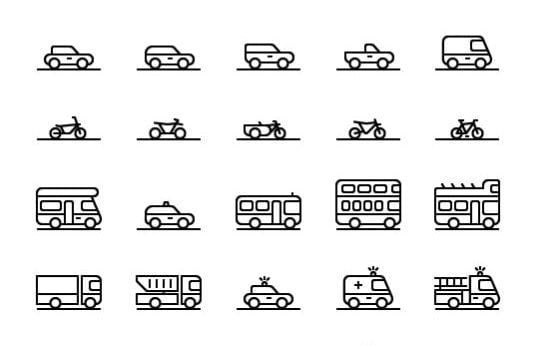 60 free outline icon sets perfect for contemporary designs