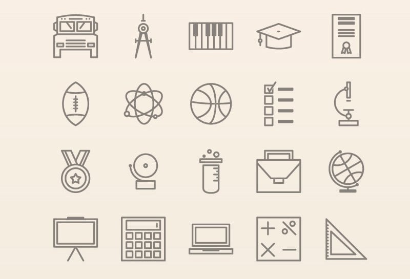 60 free outline icon sets perfect for contemporary designs