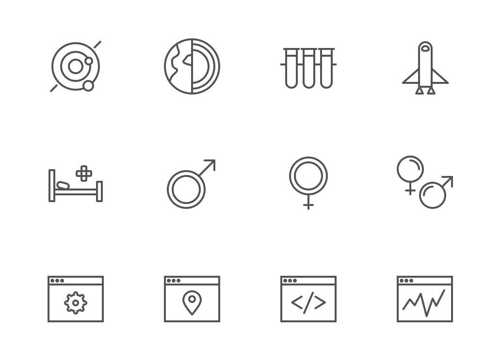 60 free outline icon sets perfect for contemporary designs