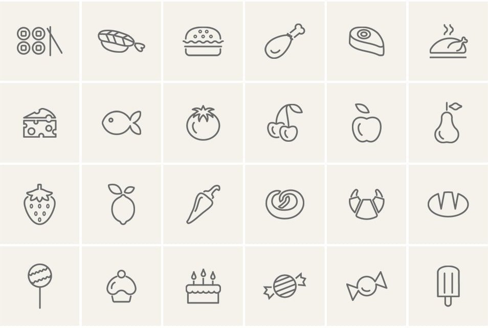 60 free outline icon sets perfect for contemporary designs