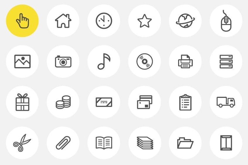 60 free outline icon sets perfect for contemporary designs