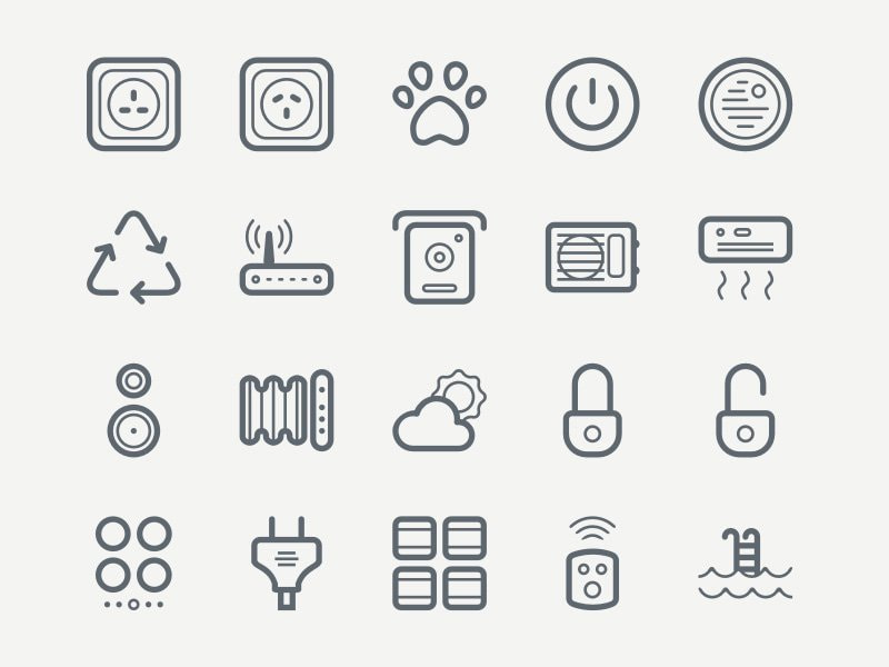 60 free outline icon sets perfect for contemporary designs