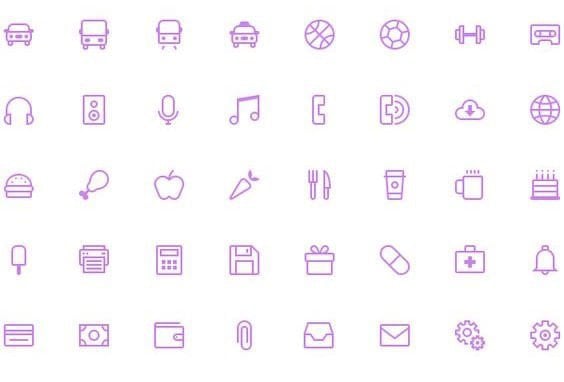 60 free outline icon sets perfect for contemporary designs