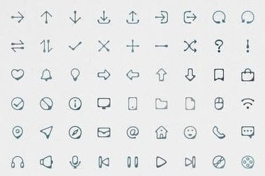 60 free outline icon sets perfect for contemporary designs