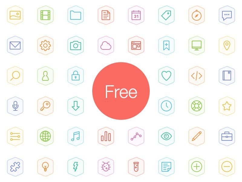 60 free outline icon sets perfect for contemporary designs