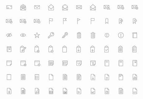 60 free outline icon sets perfect for contemporary designs