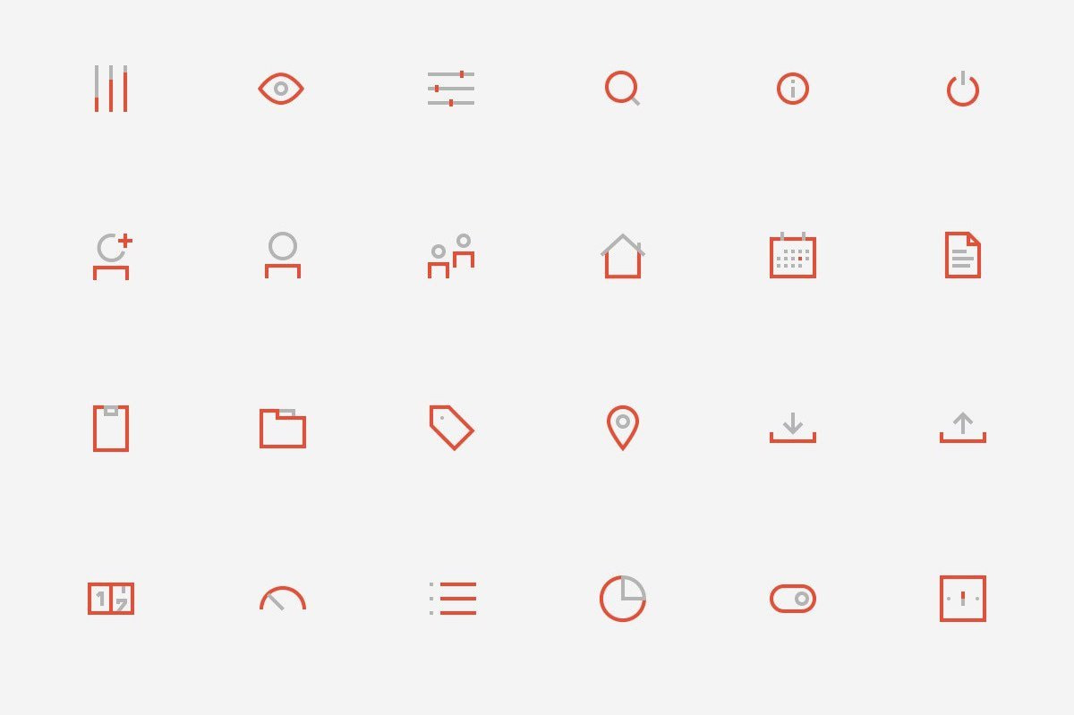 60 free outline icon sets perfect for contemporary designs