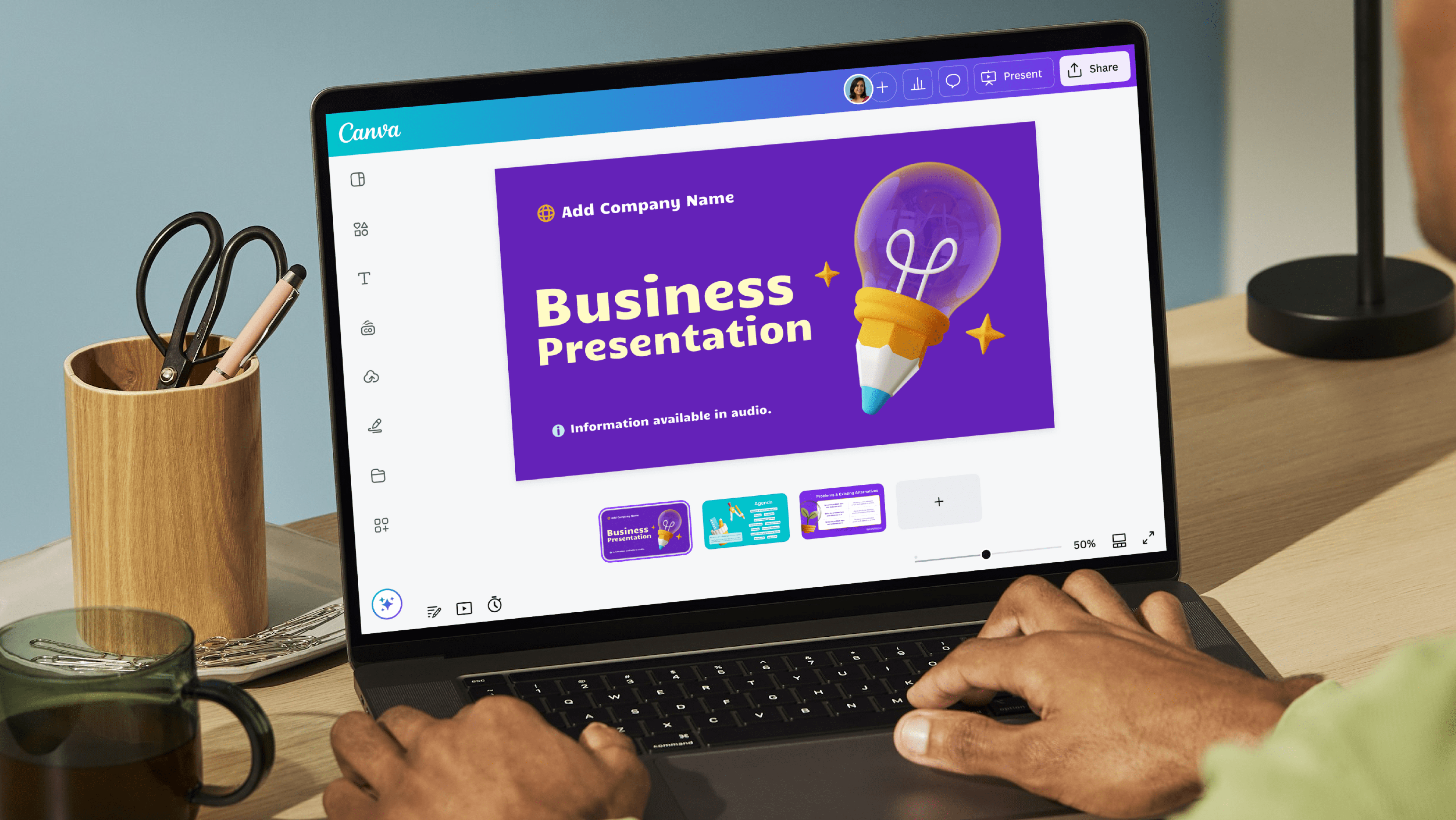 How to Make a Business Presentation (Templates and Tips) | Canva