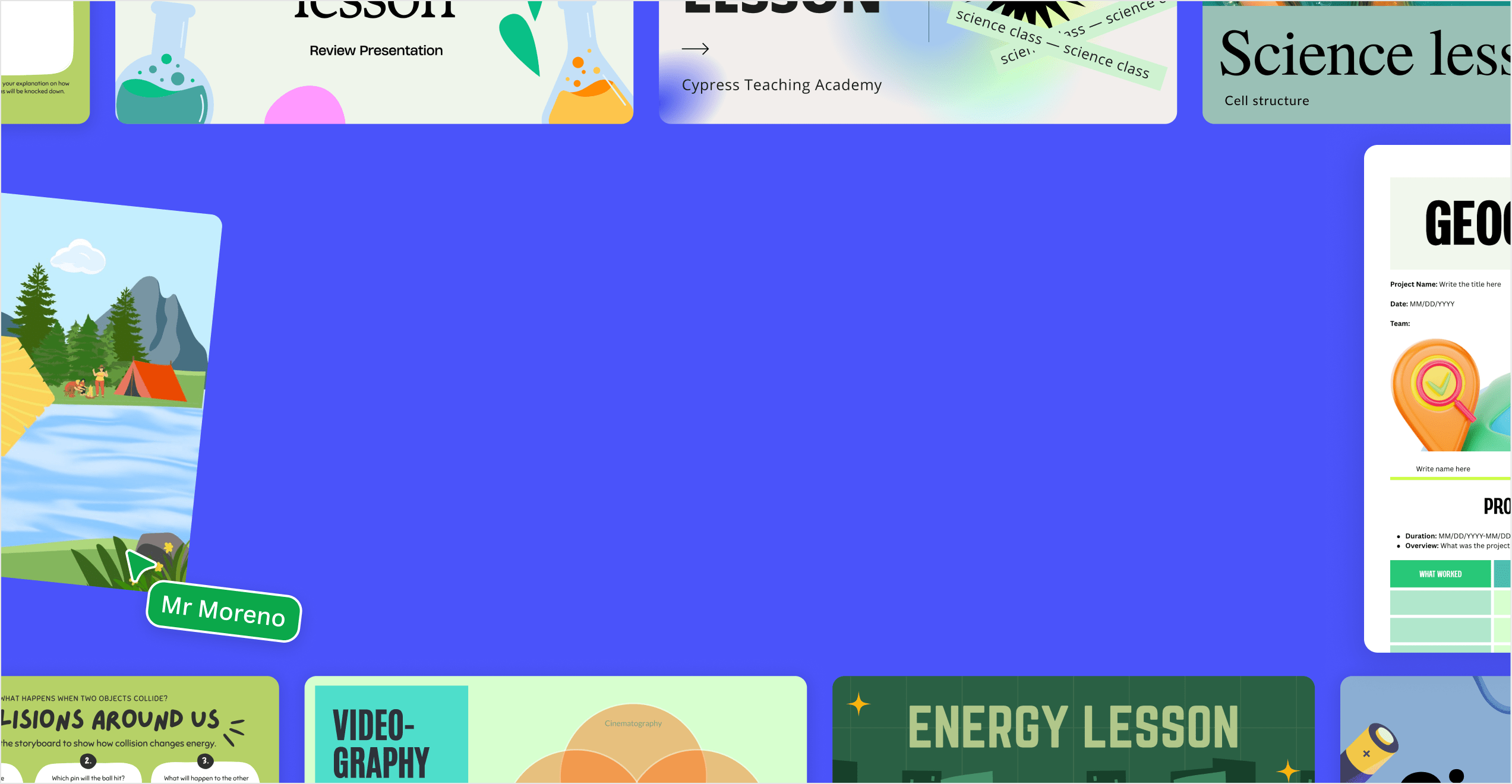 Interactive features for learning