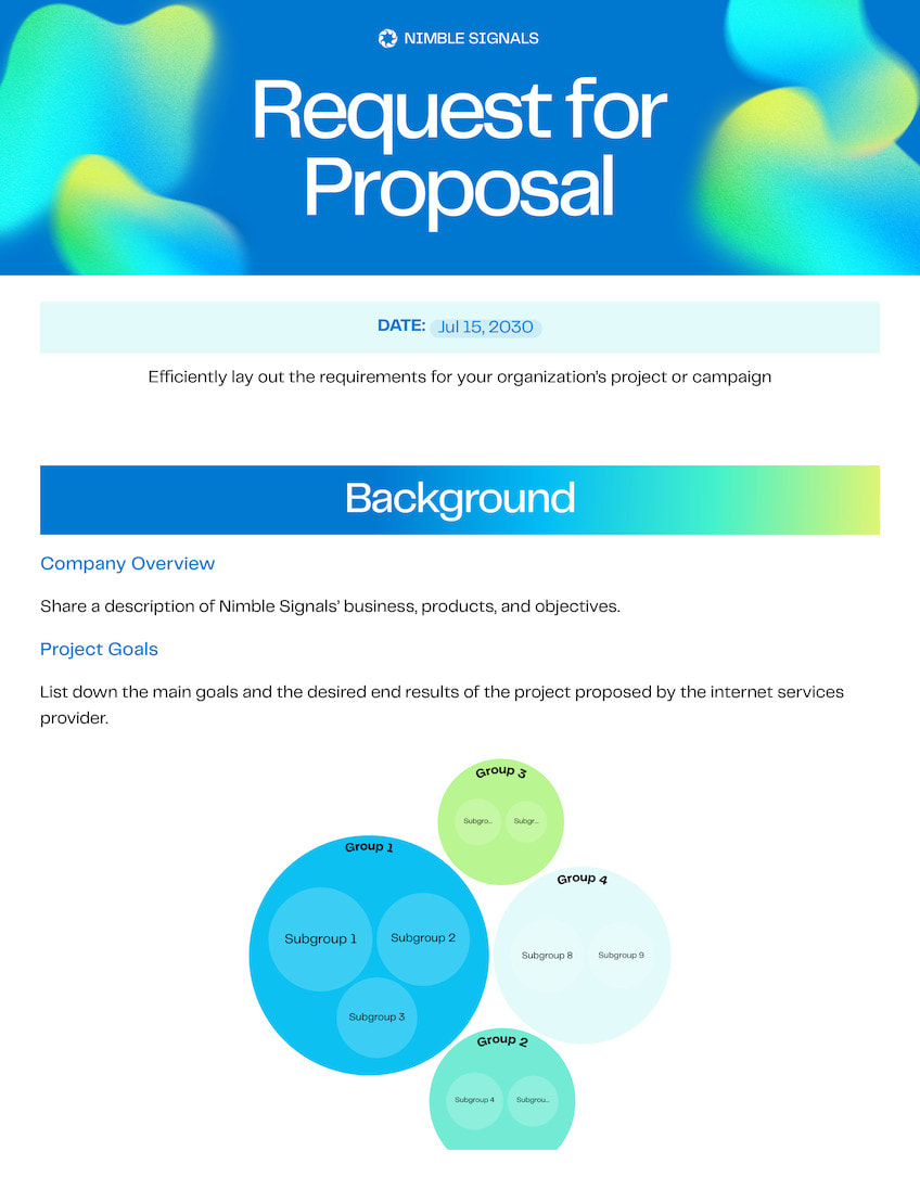 How to Write a Request for Proposal (Guide and Tips) | Canva