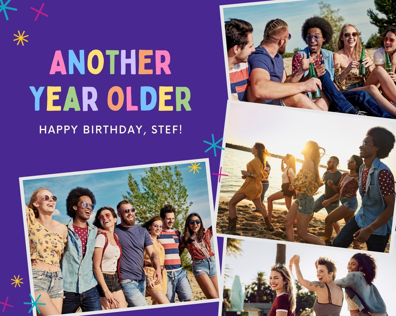 Design Your Own Birthday Photo Collage - Canva