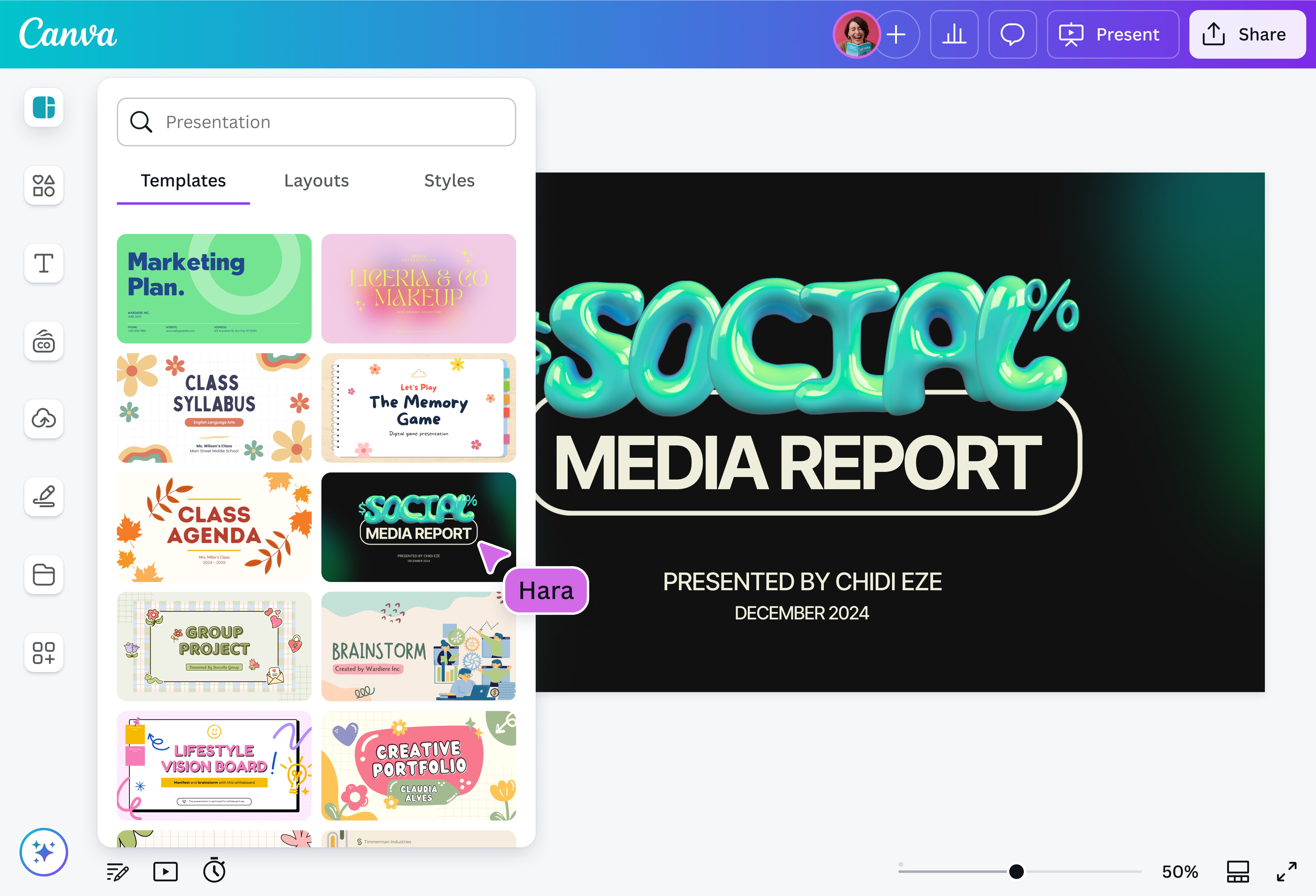 Presentazioni animate: crea slide con animazioni online | Canva
