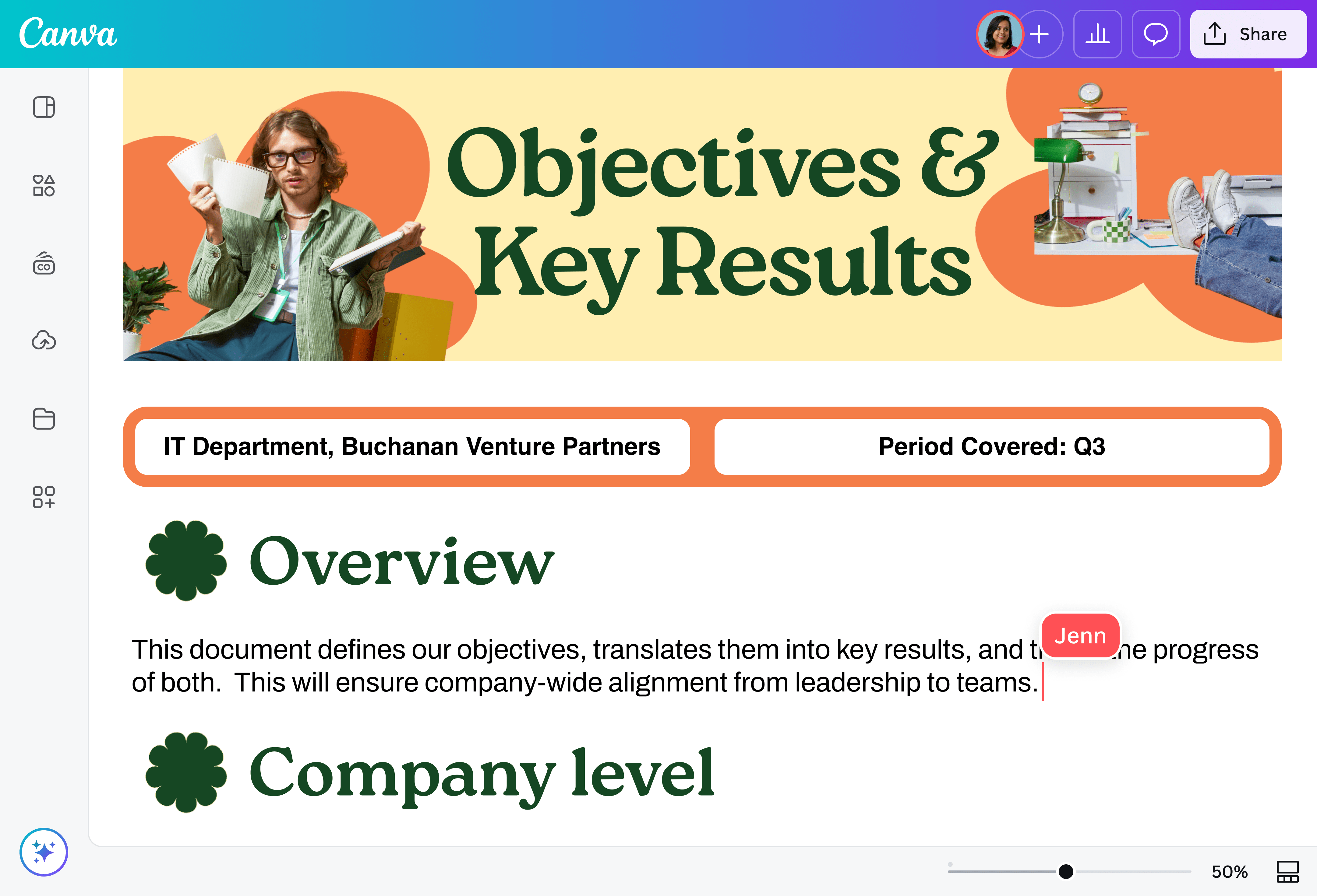 What is an OKR? (Examples and Tips) | Canva