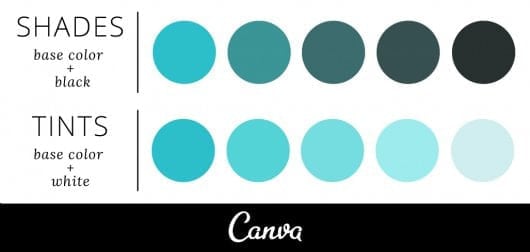 How to use tints and shades in graphic design