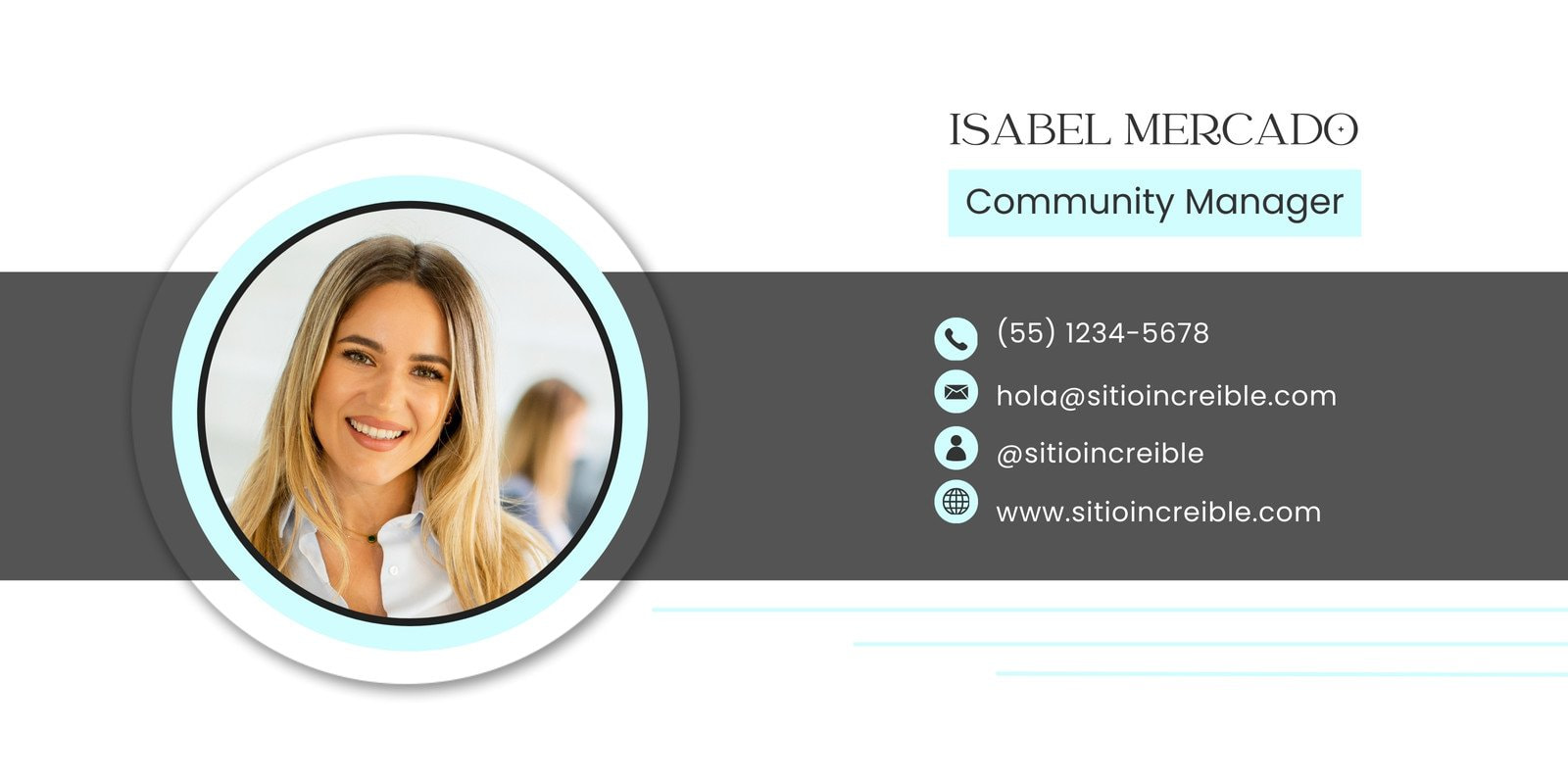 Crea firmas para correo electrónico | Canva