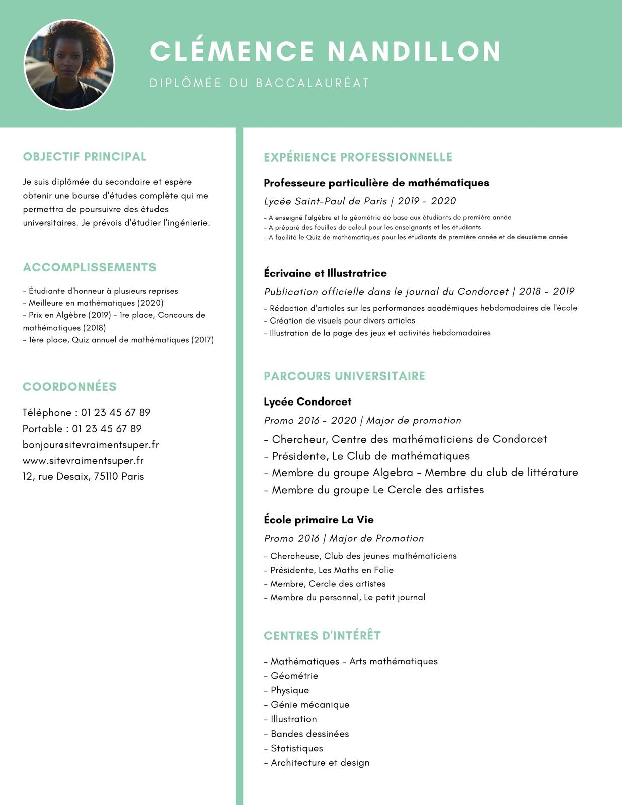 Comment Bien Faire Un Cv Créer Un CV En Ligne Gratuitement : Simple