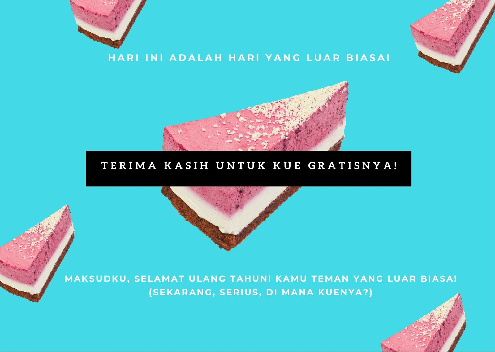 Desain Kartu Ucapan Ulang Tahun Online, Gratis - Canva