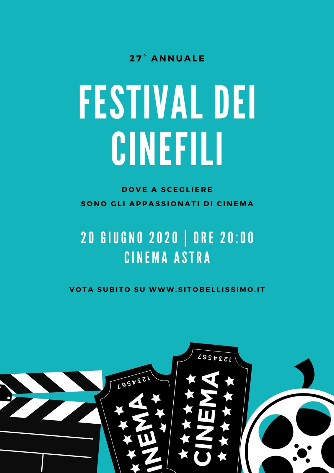 Crea locandine film online gratis | Canva