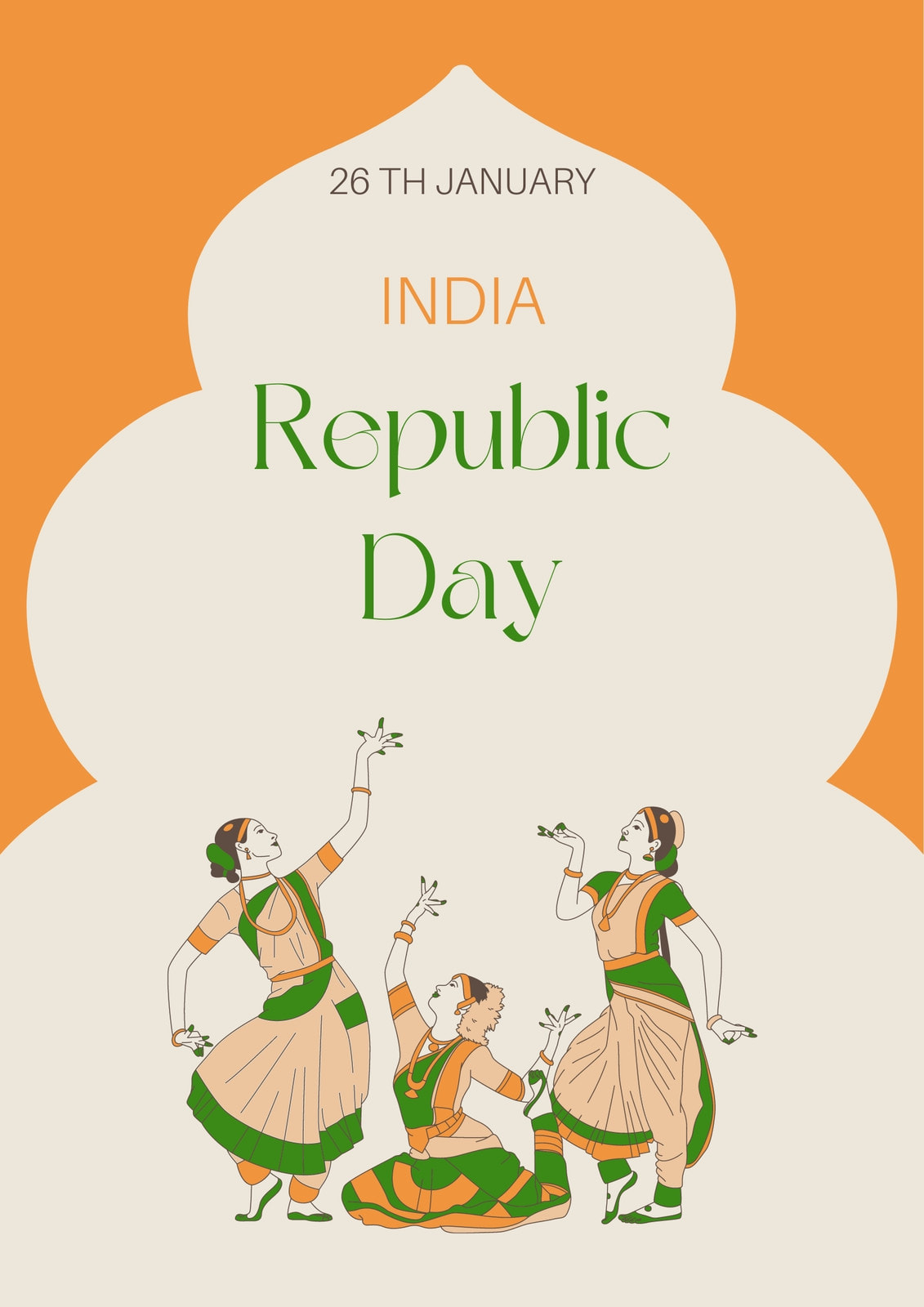 Free India Republic Day Poster Maker by Canva