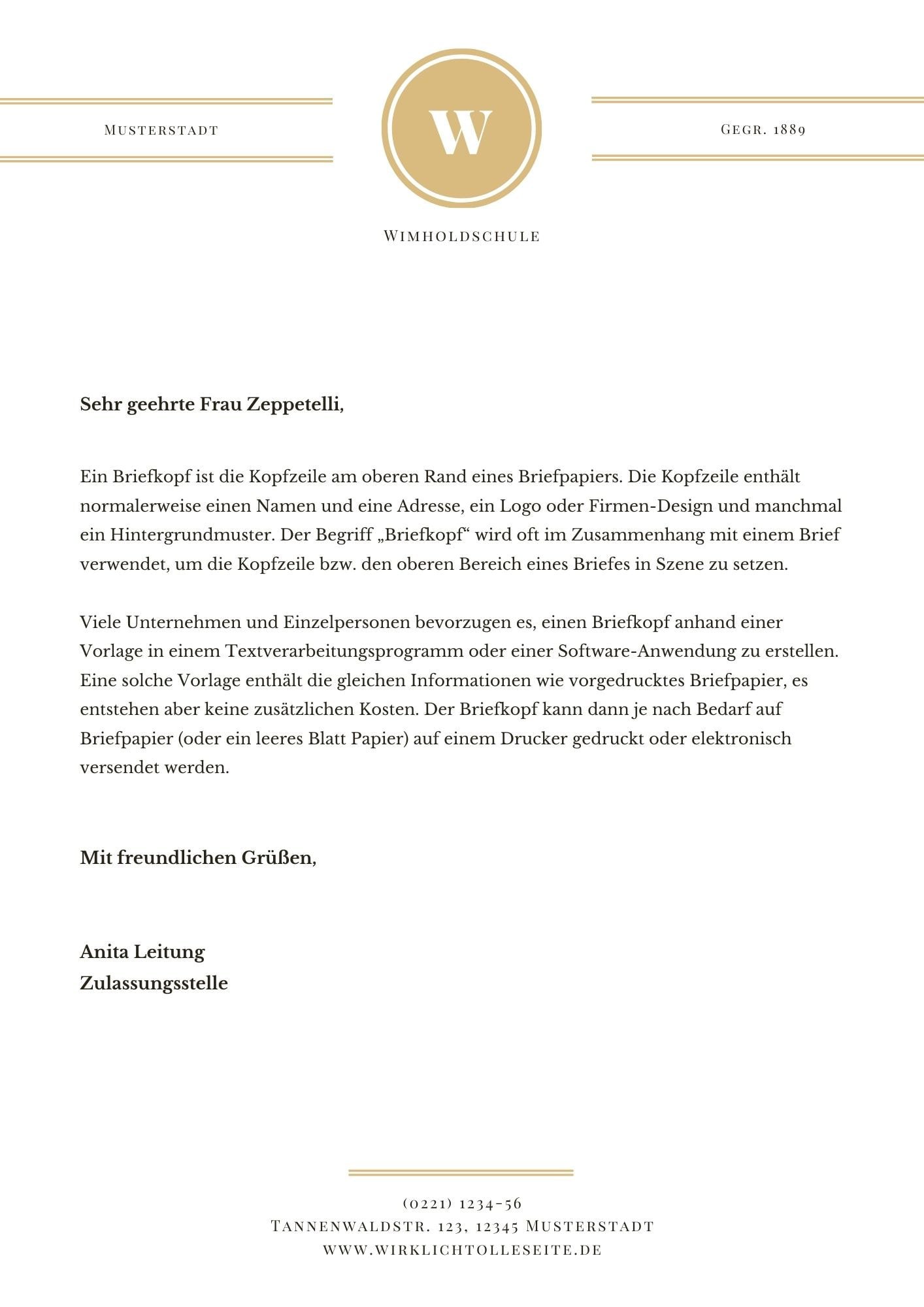 30 Vorlagen für ein modernes & schickes Briefkopf-Design