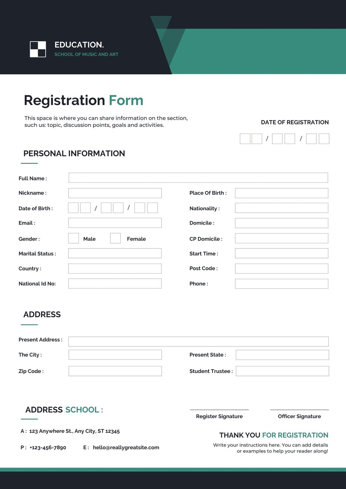 Form online gratis - Crea moduli personalizzati | Canva