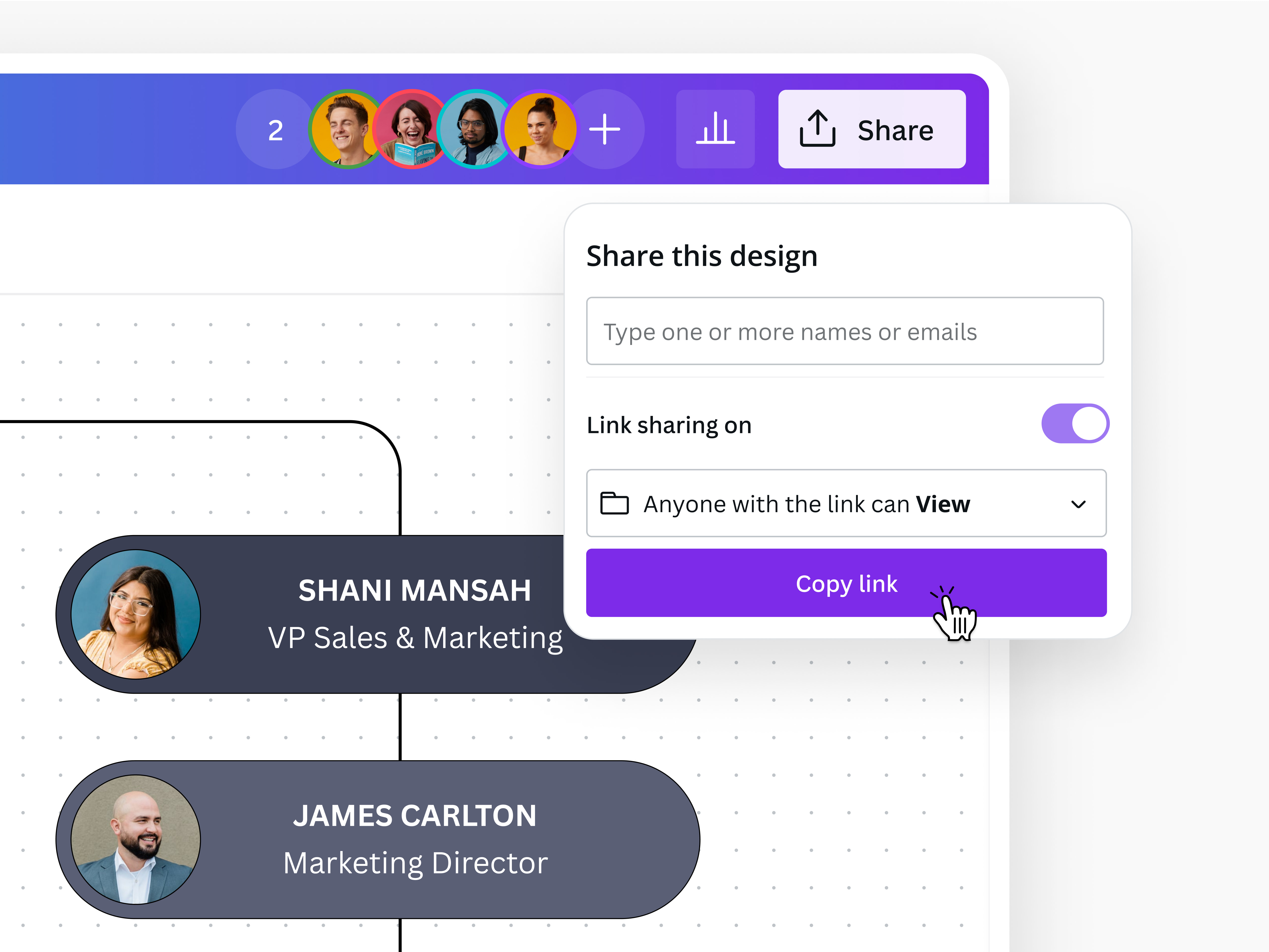 Organigramm erstellen | Definition, Arten & Beispiele | Canva