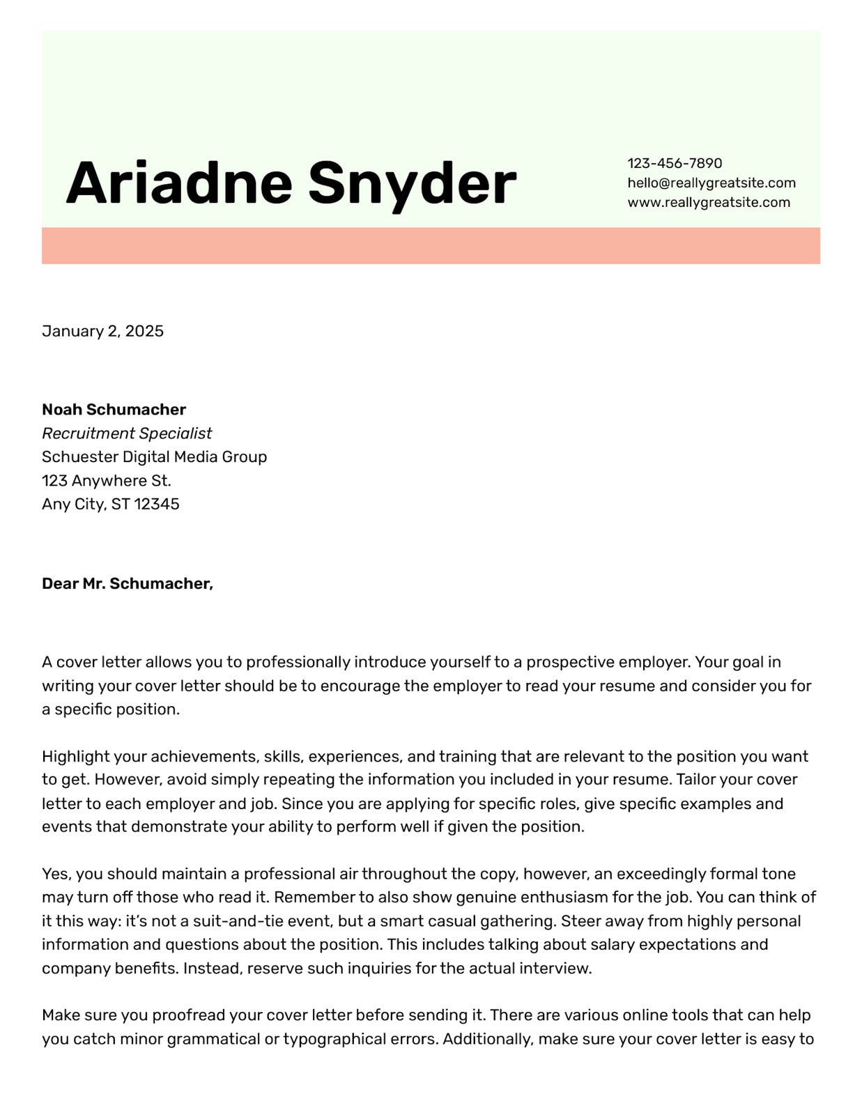 Making Cover Letter Cover Letter Generator: Build Your Cover Letter