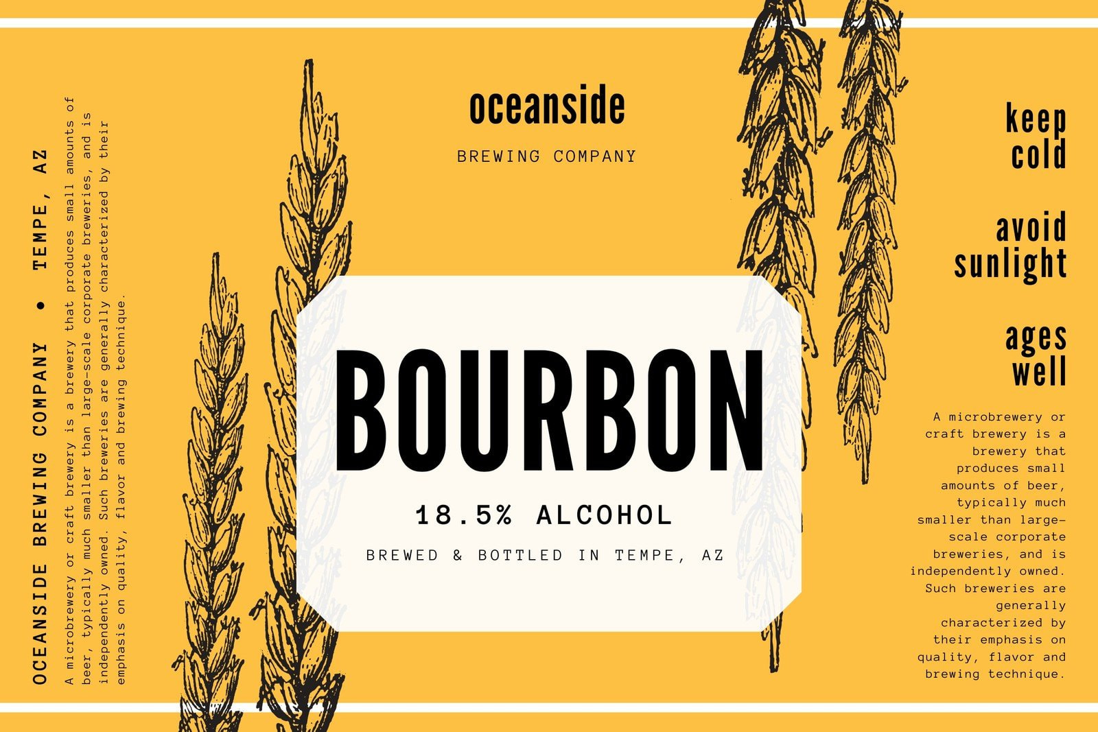 Online Beer Label Maker - Create Beer Label Designs | Canva