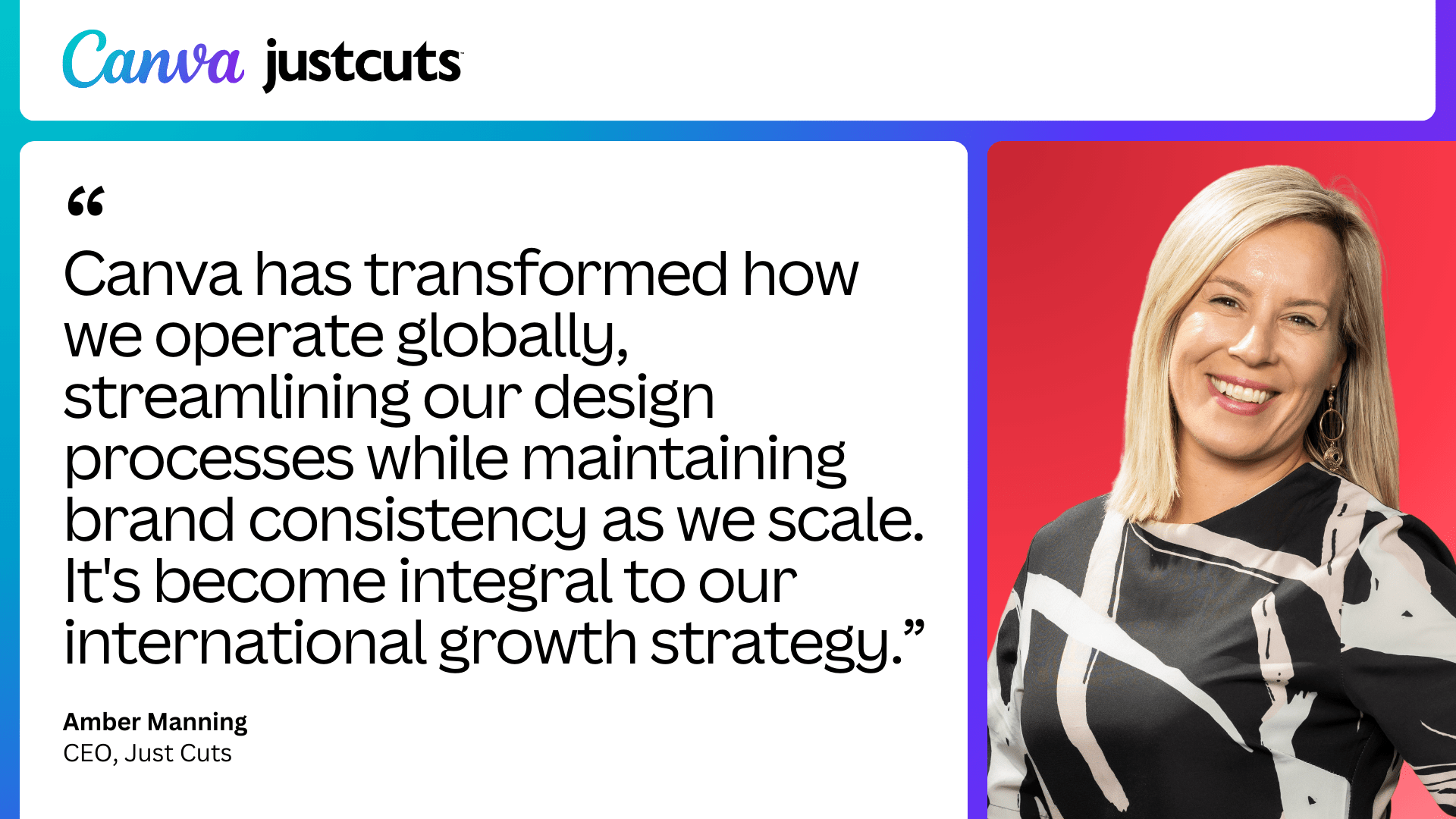 Just Cuts triples design output and scales global rebrand with Canva