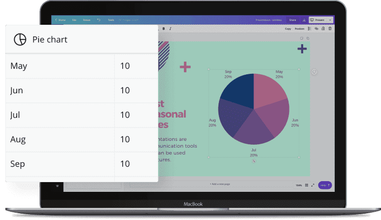 Diagramme circulaire : créez un graphique camembert en ligne | Canva