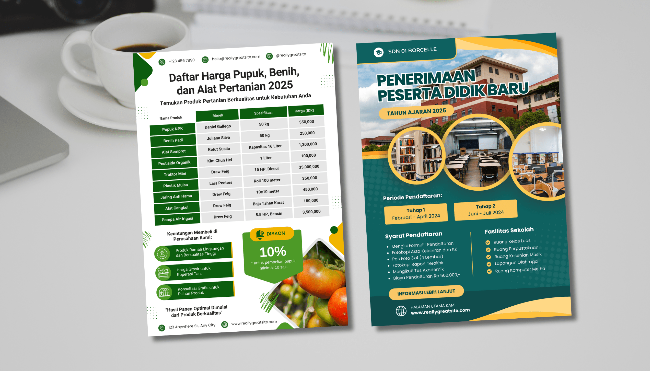 Membuat Desain Flyer, Selebaran Online untuk Promosi - Canva